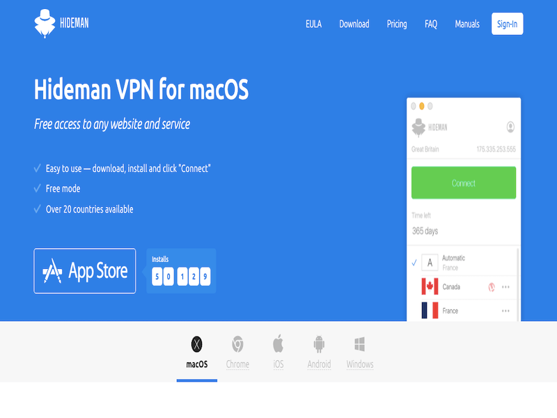 HideMan Review - VPNReviewz – Is HideMan the best